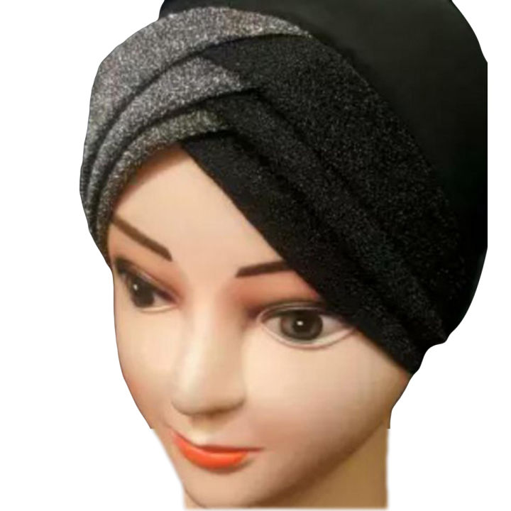 Hijab World Layer Cap With Pearls | Daraz.pk