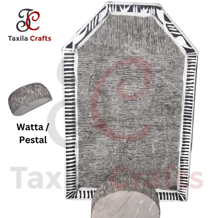 Taxila Crafts Sill Watta Handmade Stone Grinder | Imam Dasta | Hawan ...