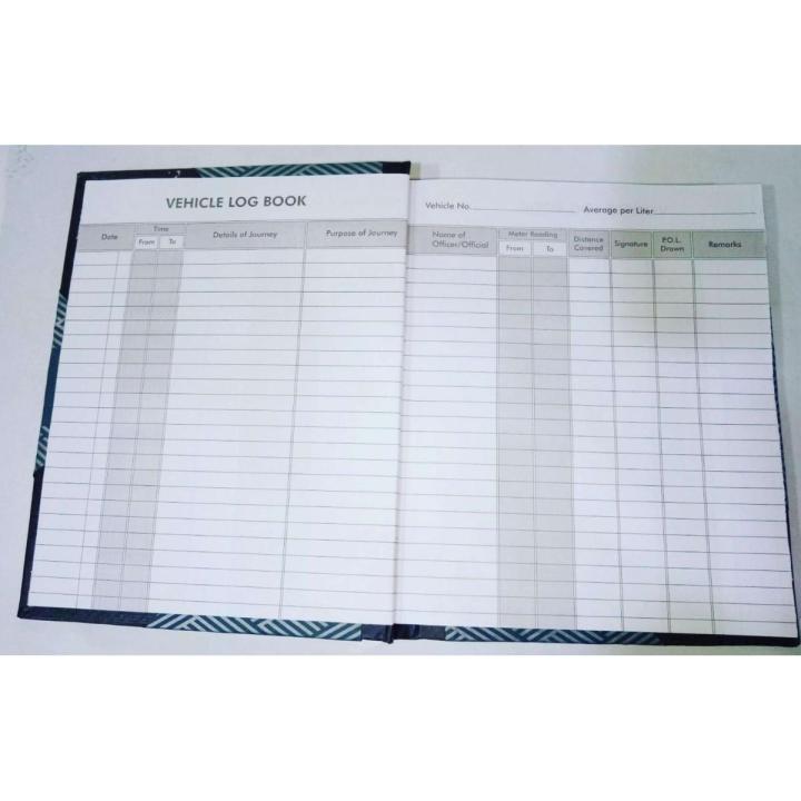Pack Of 2 Pcs -Select Vehicle Note Book For Cars -160 Pages | Daraz.pk