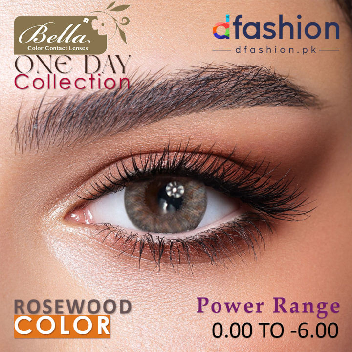 Bella Contact Lenses - One Day Collection - ROSE-WOOD - Available with ...