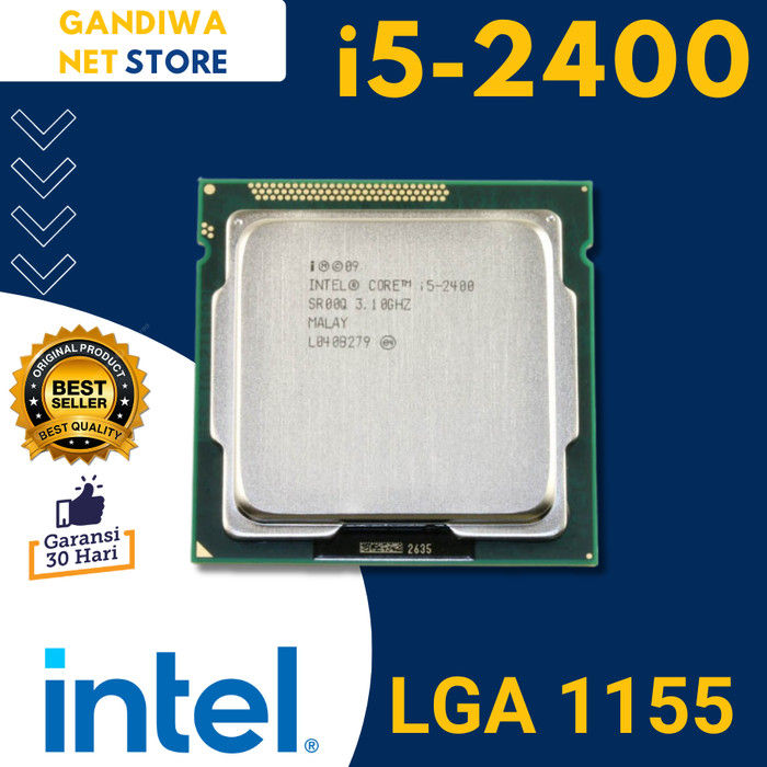 INTEL CORE I5 2400 PROCESSOR ( 2ND GENERATION ) 3.1 GHZ UPTO 3.4 GHZ ...