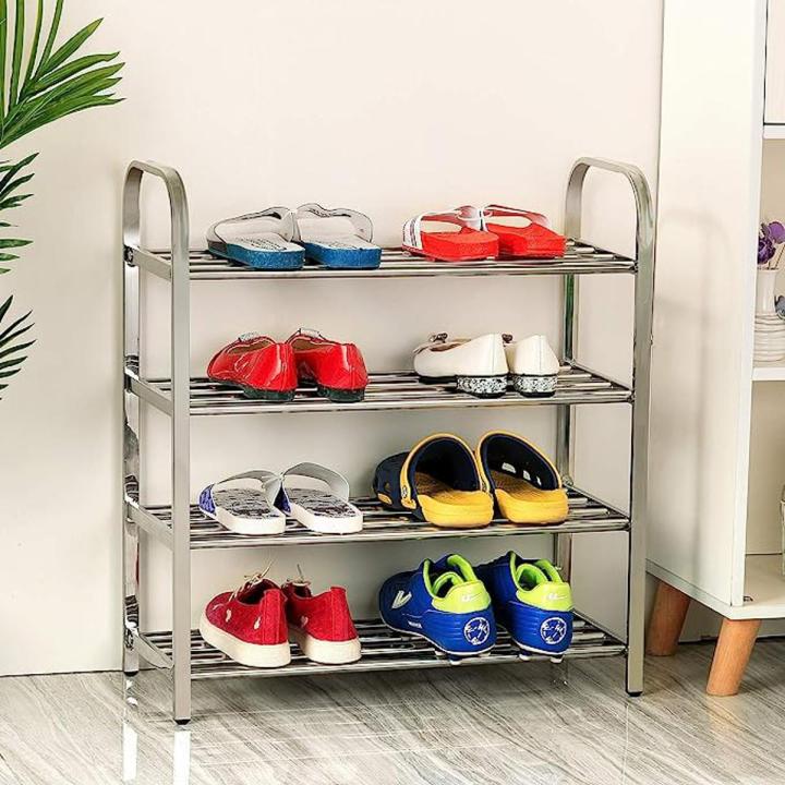 stainless steel Shoe Rack Shoe Organizer Storage Shelf 6 Tiers / Layers ...
