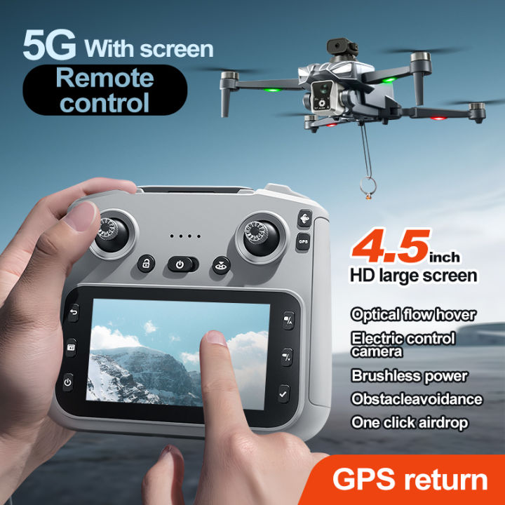 s K18 Max K19 Max RC Drone 4K Brushless Dual Camera GPS 5G Obstacle ...