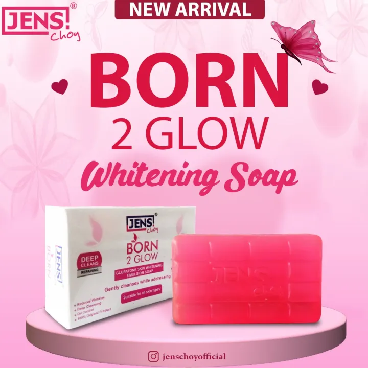 Jens Born to Glow Whitening Face Soap - 100 Grams | Daraz.pk