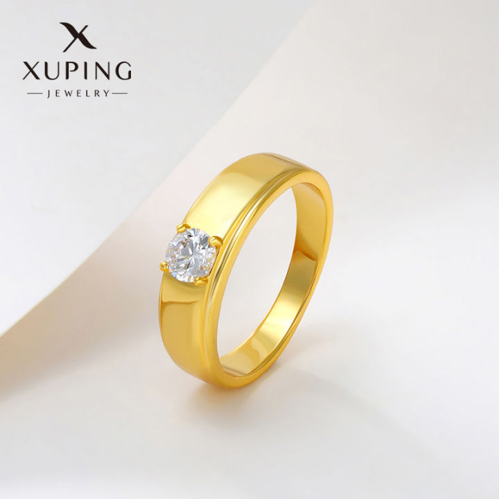 Xuping jewelry is simple, light and luxurious, temperament, open ring ...