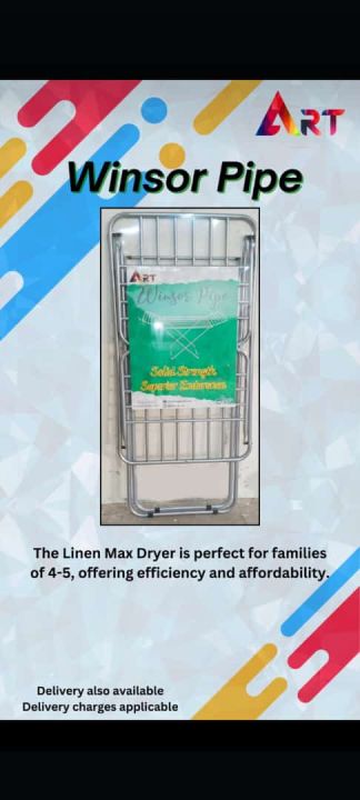 Strongest folding cloth drying stand Linen pipe | Daraz.pk
