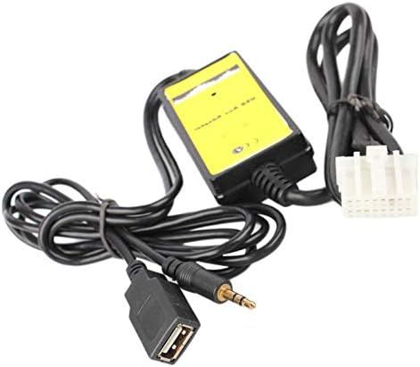 USB Aux Mp3 Player Adapter Car Digital Music CD Changer 3.5mm For Mazda ...