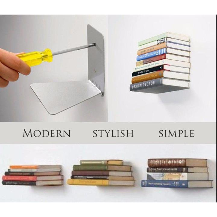Invisible Bookshelf/Book Rack/Floating Shelf / Book Organizer | Daraz.pk