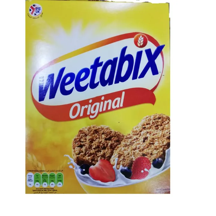 Weetabix Breakfast Cereal Whole Grain Wheat Original 430g (Imported ...