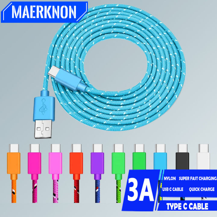 3A USB C Cable Super Fast Charging Data Cord USB Cable For Huawei ...