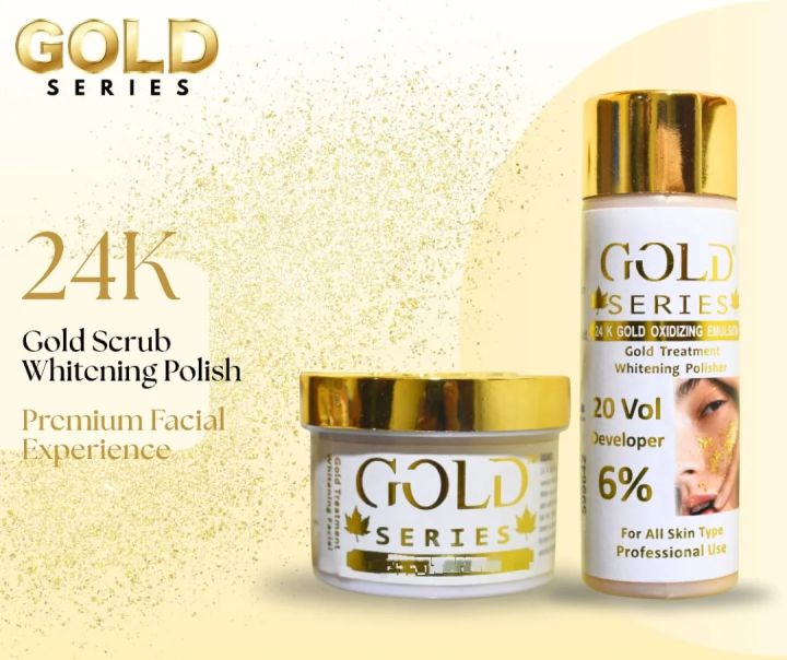 24K Gold Skin Polish Whitening & Brightening Bleaching for Radiant Glow ...