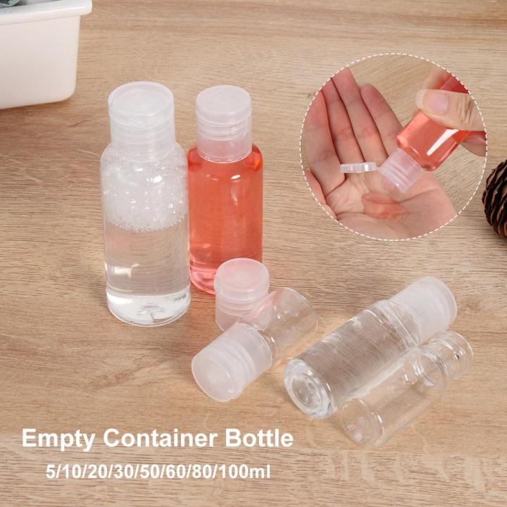5-100ML Clear Makeup Empty Container Bottle Shampoo Bottle Lotion Jar ...