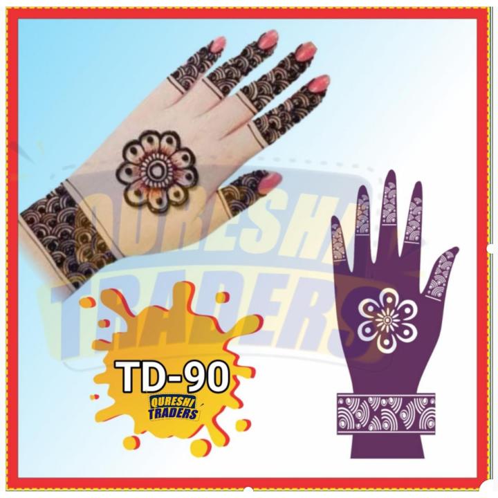 Mehndi stickers Mehndi papers Mehndi designs | Daraz.pk