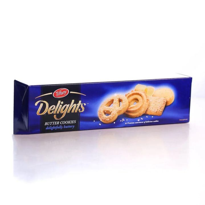 TIFFANY DELIGHTS BUTTER COOKIES 80 GM (𝐢𝐦𝐩𝐨𝐫𝐭𝐞𝐝 & 𝐨𝐫𝐢𝐠𝐧𝐚𝐥) | Daraz.pk