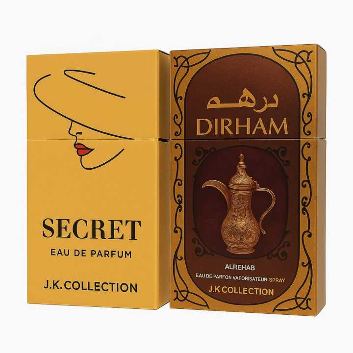 Pack of 2 perfume Secret Dirham Edu De Perfume Long Lasting Fragrance ...