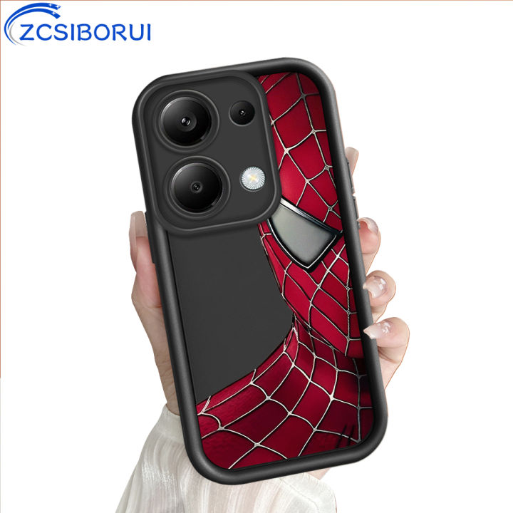 ZCSIBORUI for Redmi Note 13 Pro 4G Back Cover Spider-Man Pattern Soft ...