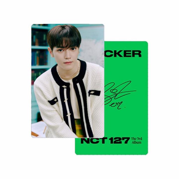 Kpop NCT127 STICKER PVC Clear Photocard New Album Photograph Cards ...