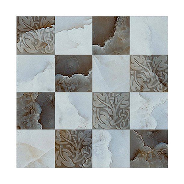 DIY Kitchen Bathroom Bathroom Simulation Wall Tile Waterproof Wallpaper ...