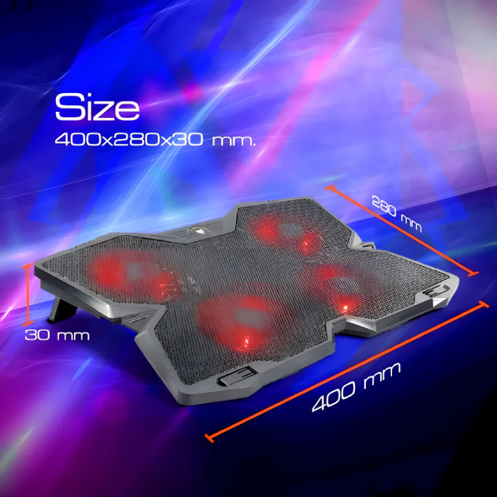 F4 Plus Notebook Cooling Pad Ultimate Cooling Power With Silent ...