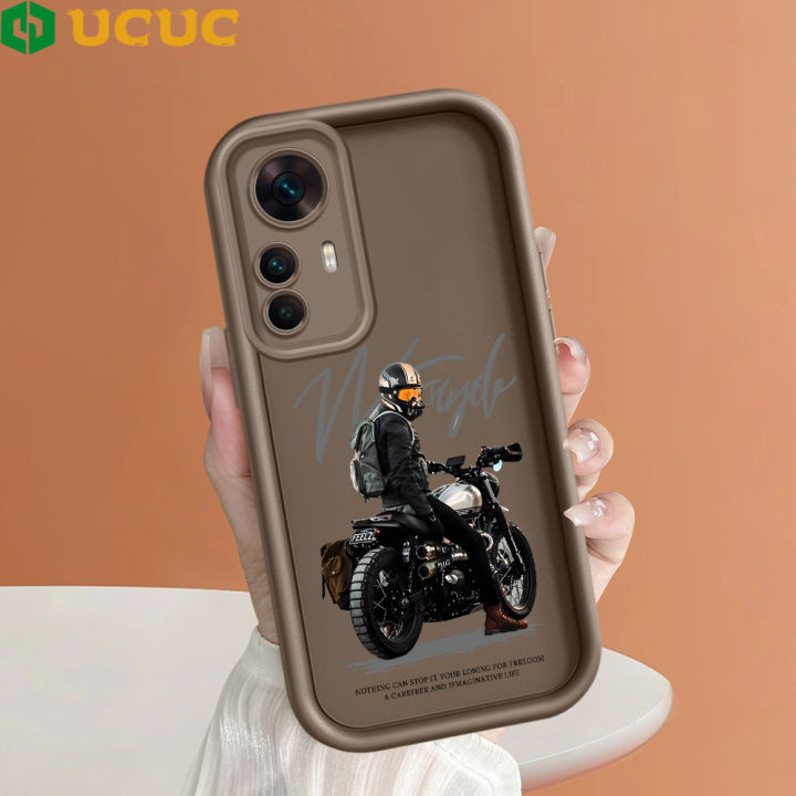 UCUC for Xiaomi 12T 5G Redmi K50 Ultra Back Cover Motorcycle Rider Soft ...