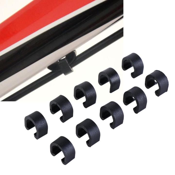 MTB Road Bike Fixed Tubing Clips Housing Hose Bike C-Clips Line Pipe ...