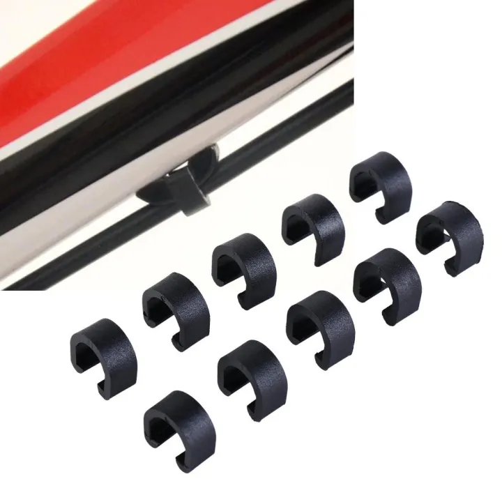 MTB Road Bike Fixed Tubing Clips Housing Hose Line Pipe Buckle Brake ...