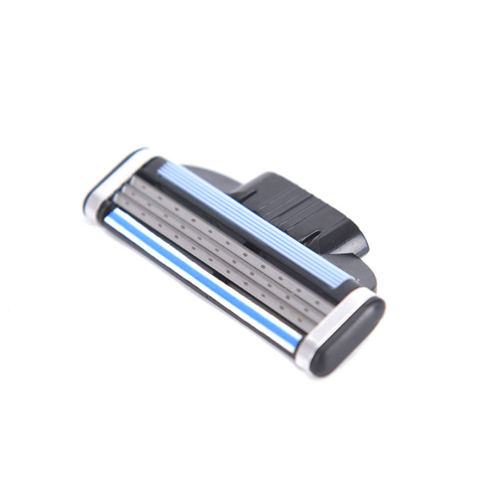 4Pcs Mach 3 Cartridges Manual Razor Blades Shaving Three-layer Razor ...