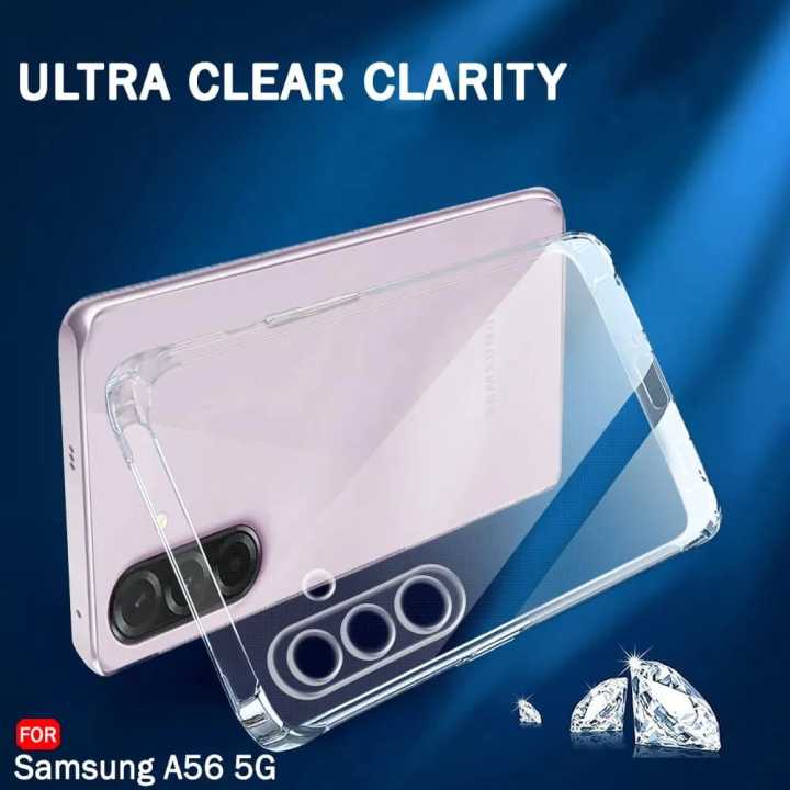 Samsung Galaxy A56 Cover Soft Design Transparent Shockproof Silicone ...