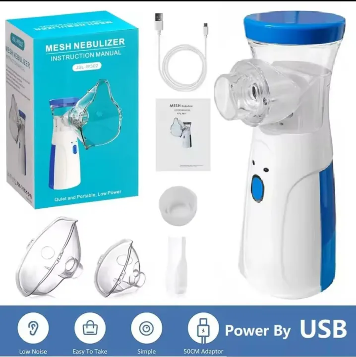 Premimum Quality Electric Mesh Portable Nebulizer Machine & Mask for ...