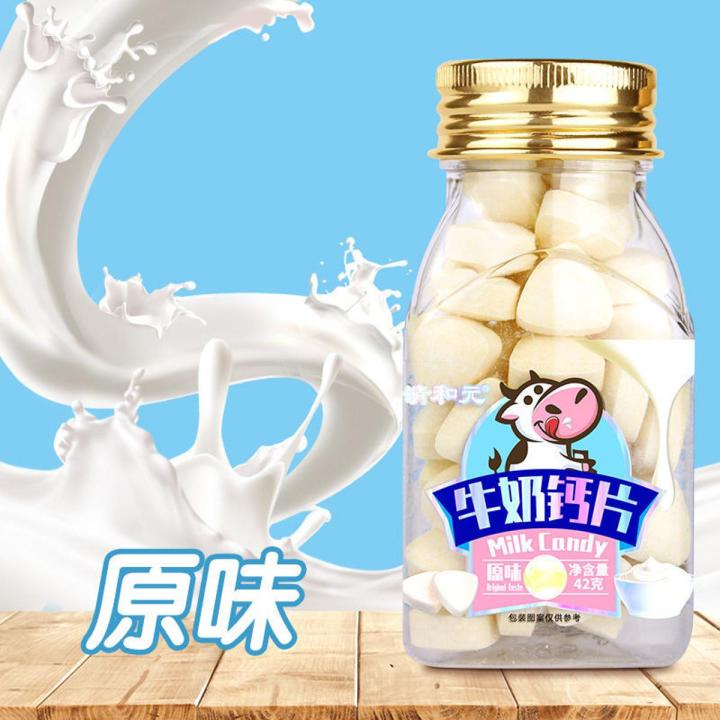 Milk calcium tablets milk tablets sugar children dry eating milk shells ...