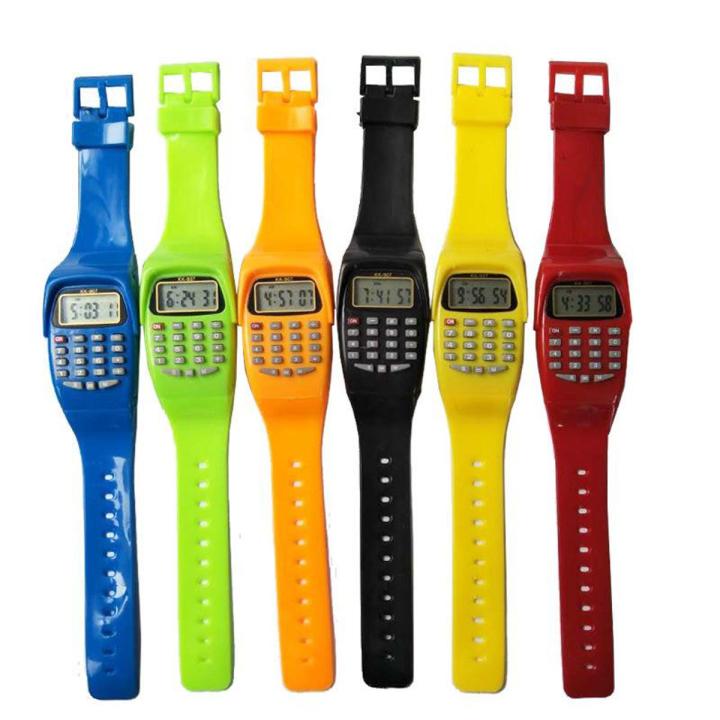 Children School Calculator Silicone Date LCD Electronic Multi-Purpose ...