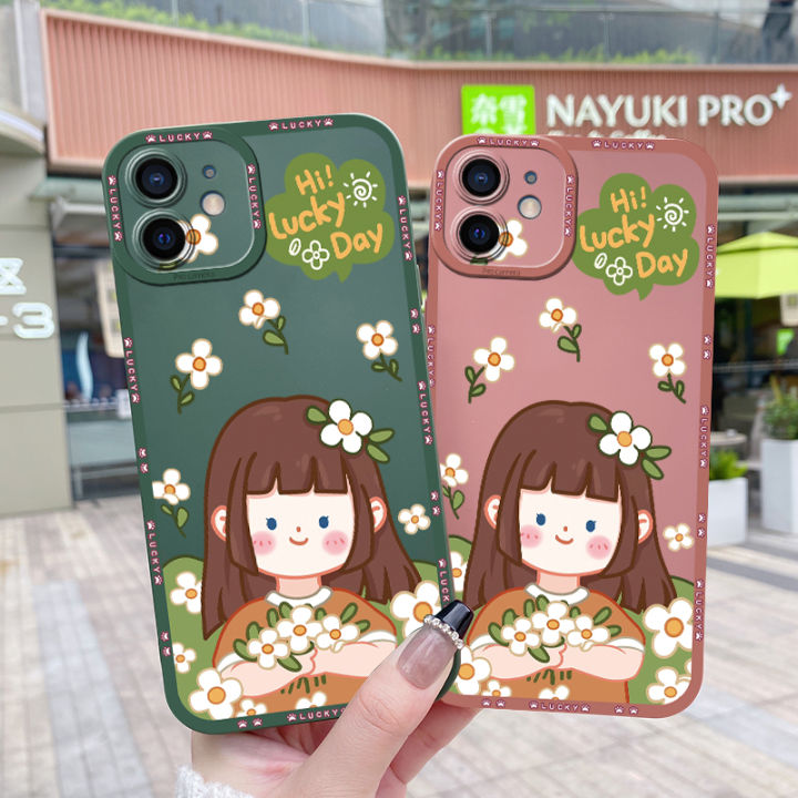 dienya Case For Xiaomi Poco X3 NFC Case Cartoon Cute Girl Pattern Thin ...