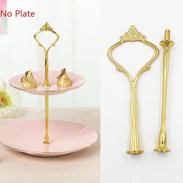 2/3 Tier Glass Stand Afternoon Tea Wedding Plates Party Tableware ...