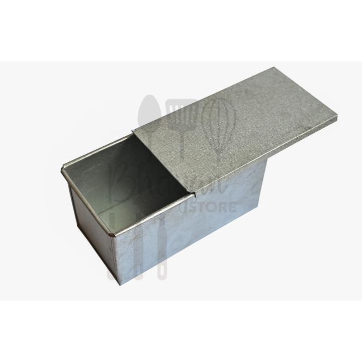 Bread/Loaf Pan with Pull-Over Cover Galvanized Iron | Daraz.pk