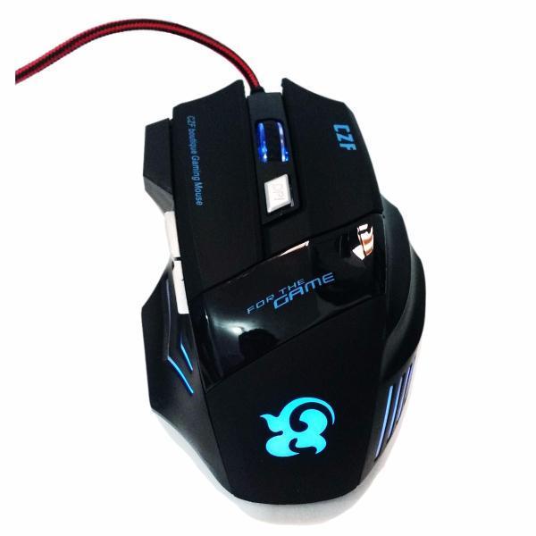 T6 Optical Gaming Mouse 6 Buttons with Changing Color Light Effect ...