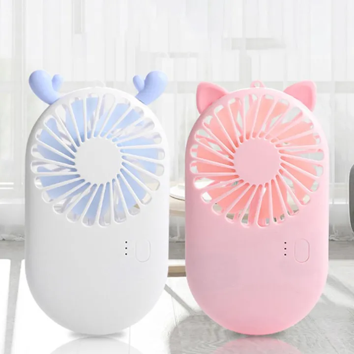 【Mary DAI Store】Fans Charge Mini- Hold Fans Student Outdoors Bring Sika ...