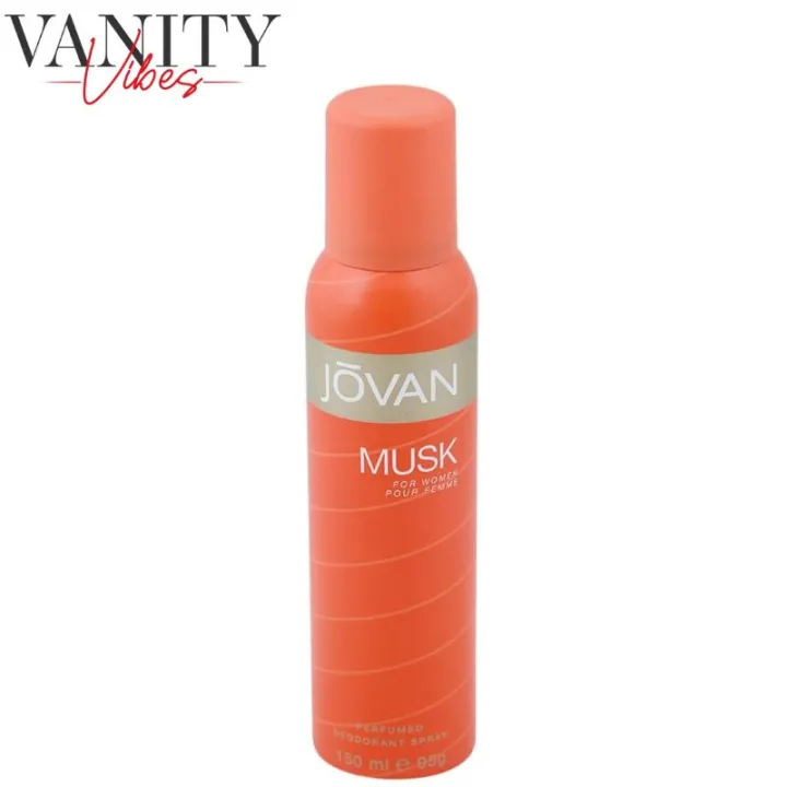 Jovan Musk for Women Body Spray 150ml Feminine Fresh & Musk Fragrance ...