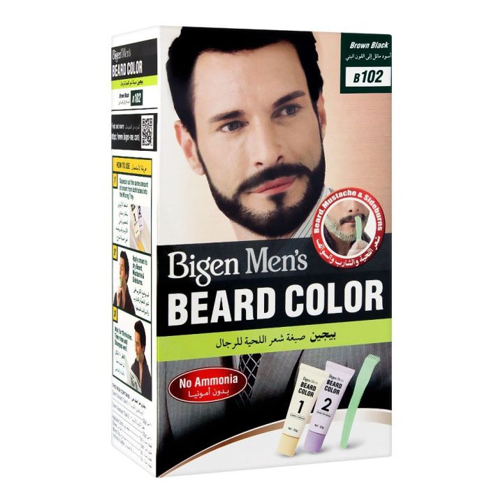 Bigen Men's Beard Colour, Brown Black B102 | Daraz.pk