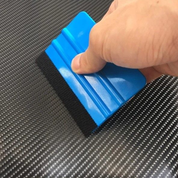 Wrapping Tools Plastic Hard Rubber Scraper With Felt Car Vinyl and tint ...