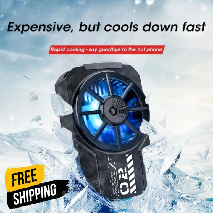 Portable DLA3 Mobile Phone Radiator Cooling Fan Case Phone Cooler ...