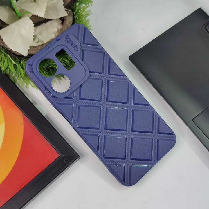 Infinix Hot 50i Cover Premium Quality 3D Cube Leather Texture design ...