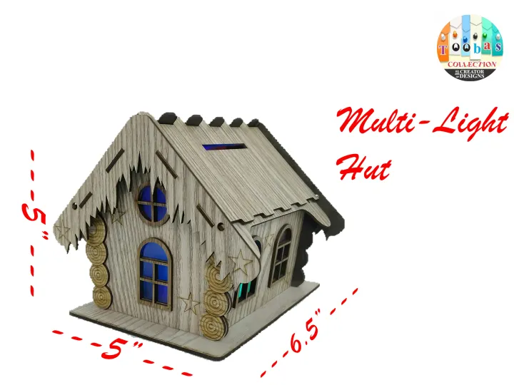 3D Fancy Light Hut/Wooden Huts/Mini Huts/Wooden Small Huts Wooden Light ...
