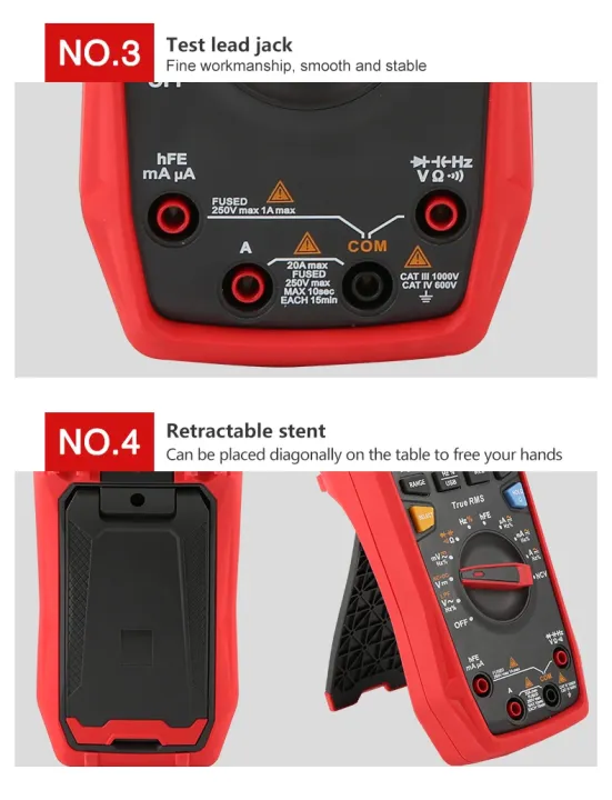 UNI-T Professional Multimeter Digital UT161E UT161D UT161B 1000V DC AC ...