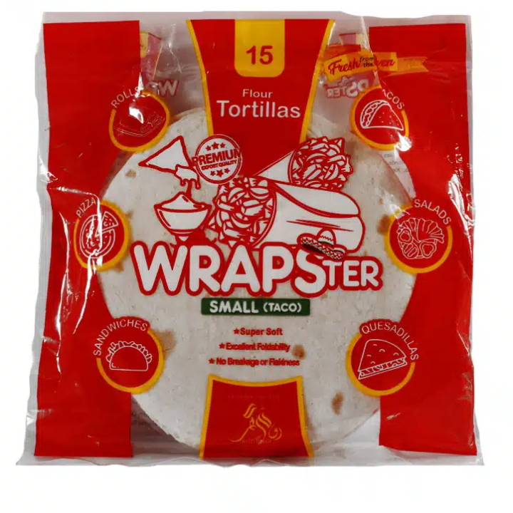 Wrapster Flour Tortillas Small, 15-Pack | Daraz.pk