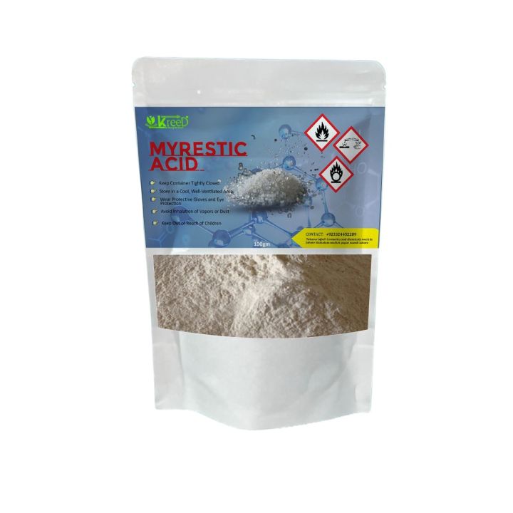 Myristic Acid – Cosmetic Grade Thickener & Emulsifier – 100g | Daraz.pk