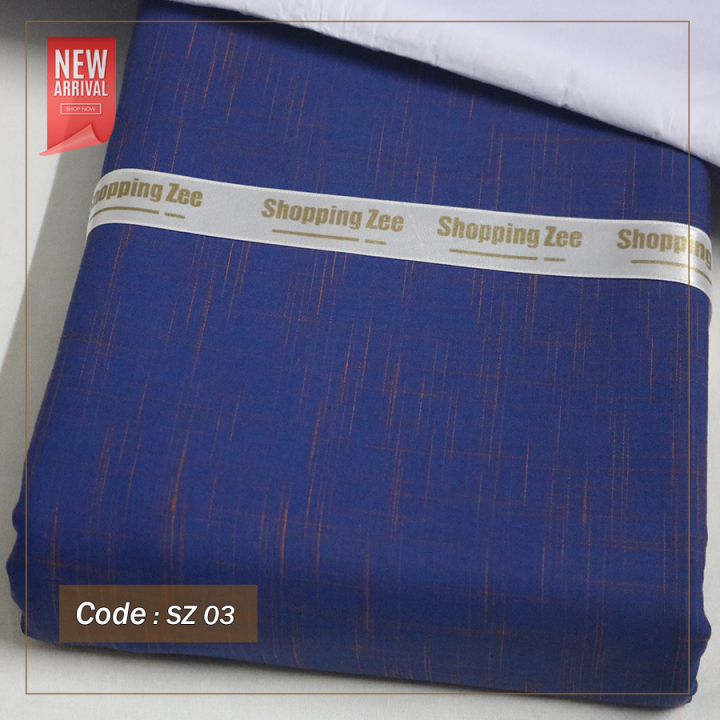 Blended Wash And Wear Cz 03 Un-Stitched Suit For Men | Gents Suit ...