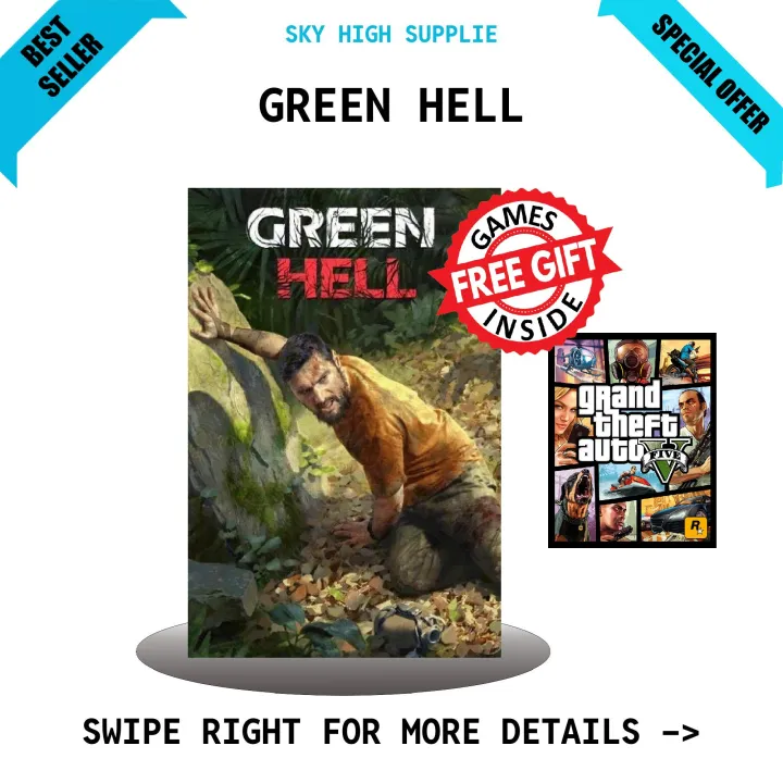 GREEN HELL - GAME FOR PC (GOOGLE DRIVE/ MEDIAFIRE) - QR CODE + FREE ...