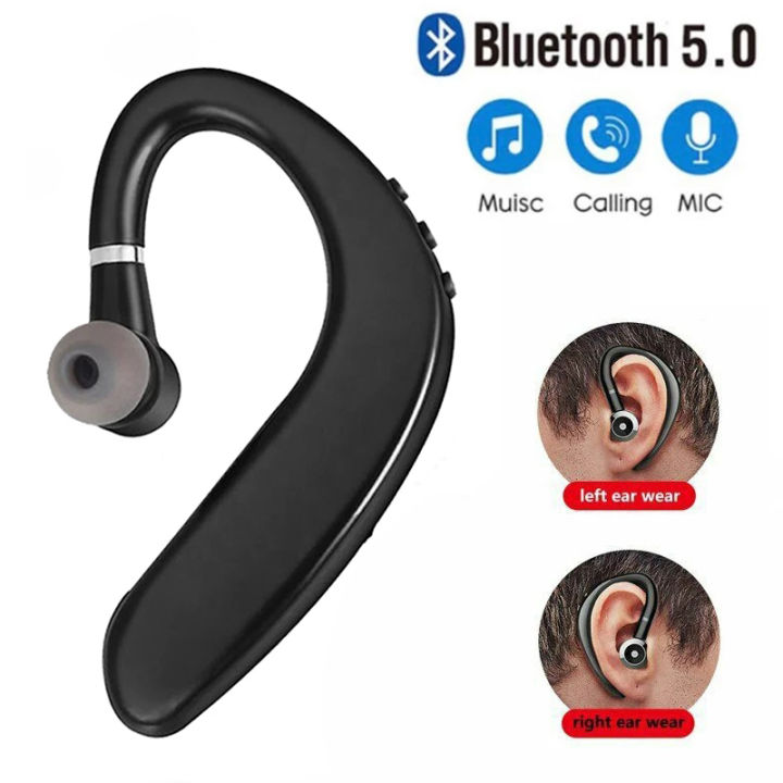 S109 Wireless Bluetooth Headset Single Ear Left and Right Ear Wear Ear ...