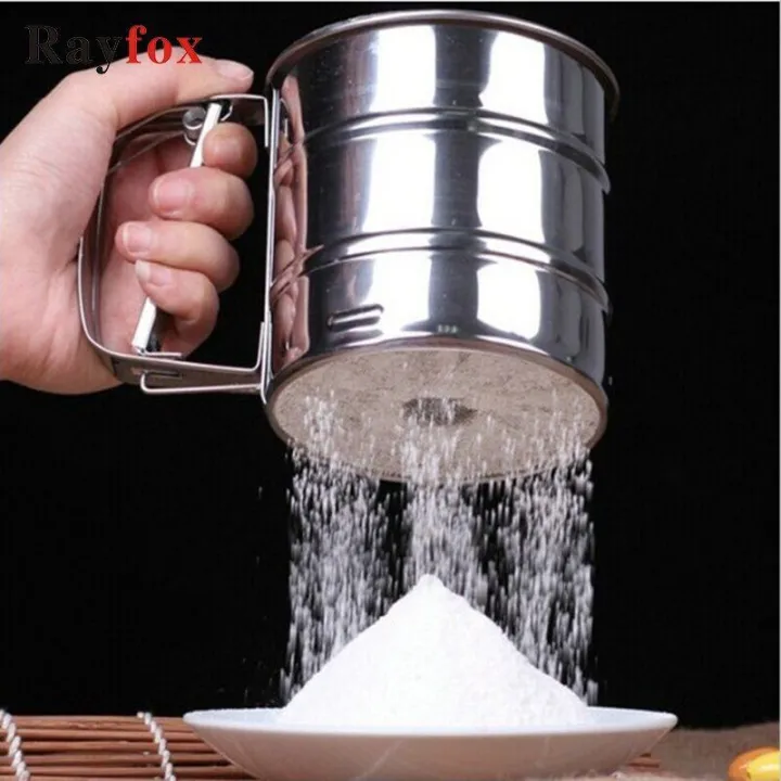 Flour Filter Stainless Steel - With handle & Smooth Filter | Daraz.pk