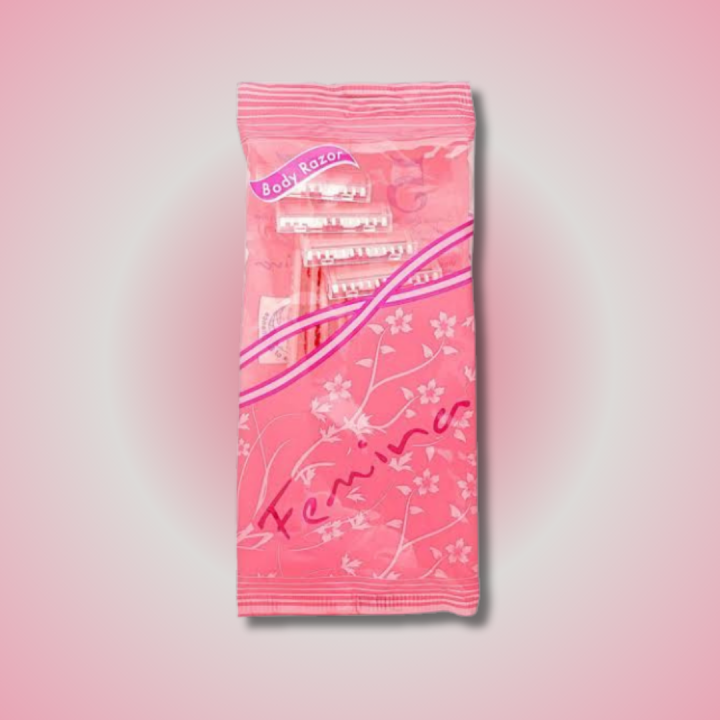 Treet Femina Body Razor Pouch (5in1) - Disposable Razor for Women ...